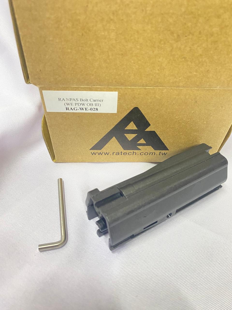 RA-TECH WE NPAS Open Bolt Carrier (WE PDW GEN3) – Baba Air Soft