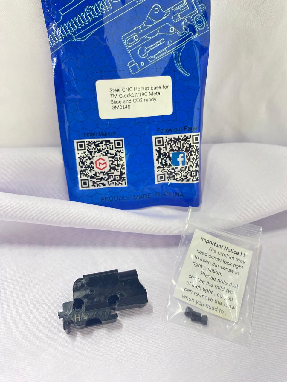 GUNS MODIFY Steel CNC Hopup Base for Marui G17 / G18 GBB Airsoft – Baba ...