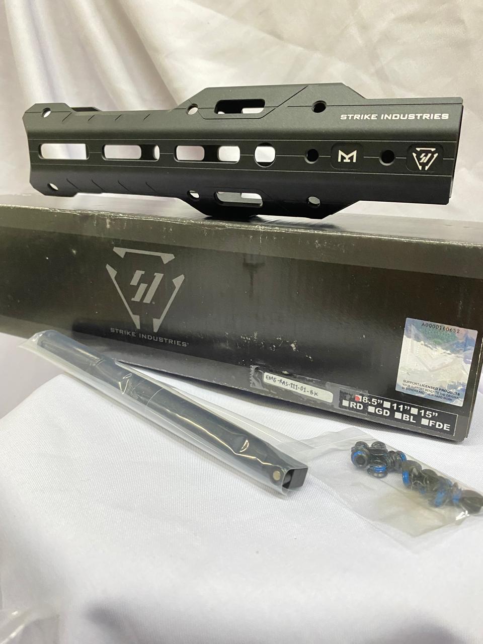 EMG Strike Industries Licensed Aluminum GRIDLOK 8.5″ Handguard (Black ...